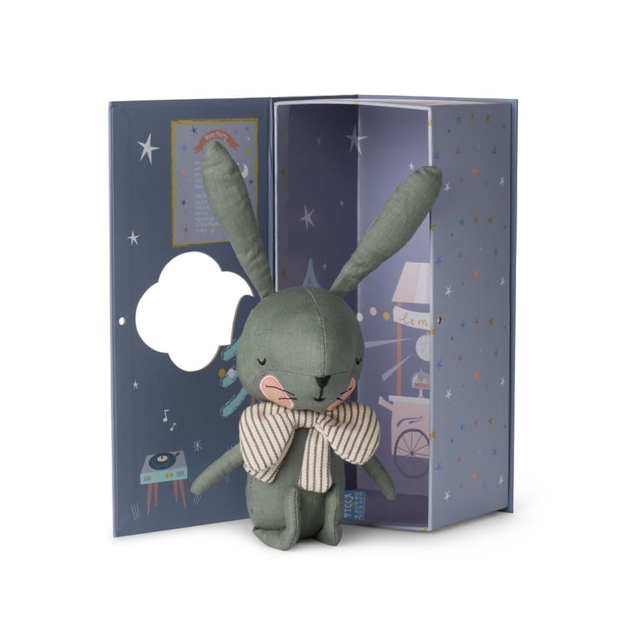 Robin Rabbit Green in Gift Box (18cm) - Picca Loulou - Soft Toys ...