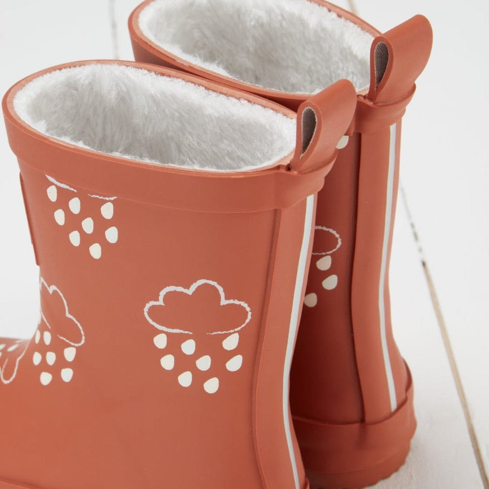 Kids Wellies | Grass & Air Wellies | Burnt Orange Colour Change Wellies